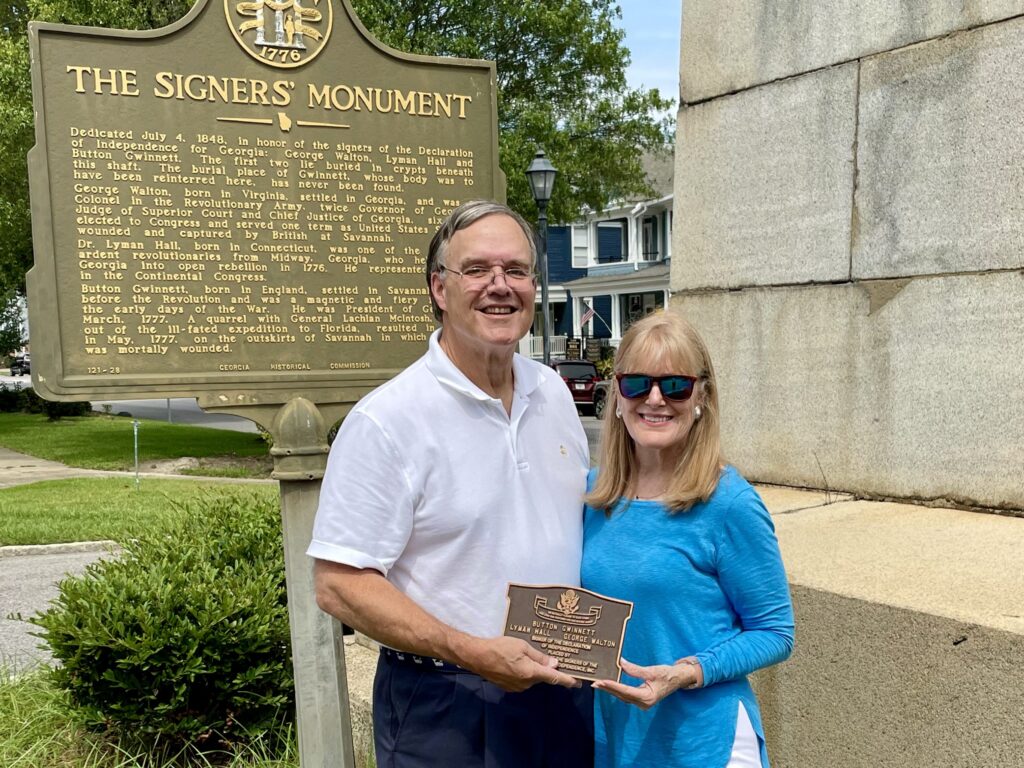 Georgia Signers’ Plaque Restored to Monument | Descendants of the ...