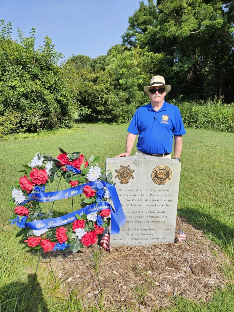 Past President General Bruce Laubach Attends Battle of Green Spring ...